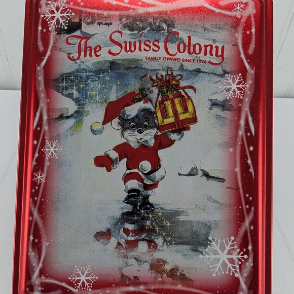 The Swiss Colony | Holiday | Vintage The Swiss Colony Christmas Tin ...